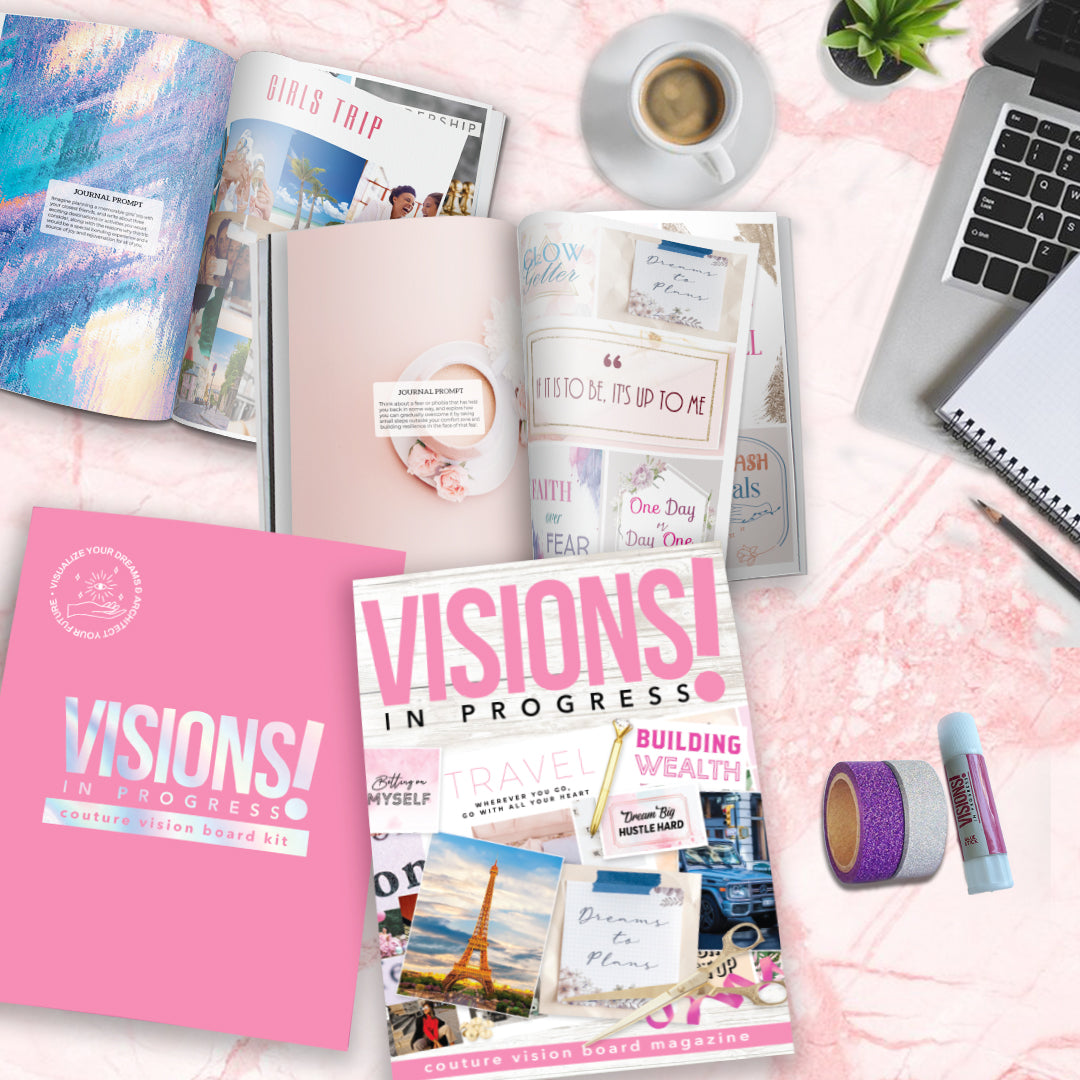 Visions In Progress "Couture Vision Board" Magazine & Kit // Vision Bo ...
